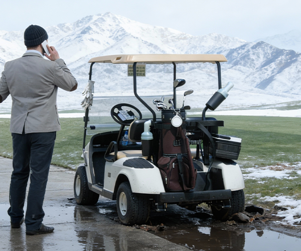 Why Your Golf Cart's Lithium Battery Goes "Dead" in Winter — And How t ...